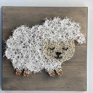 Farm Animal String Art // Horse Art // Pig Art // Sheep Art // Cow Art ...