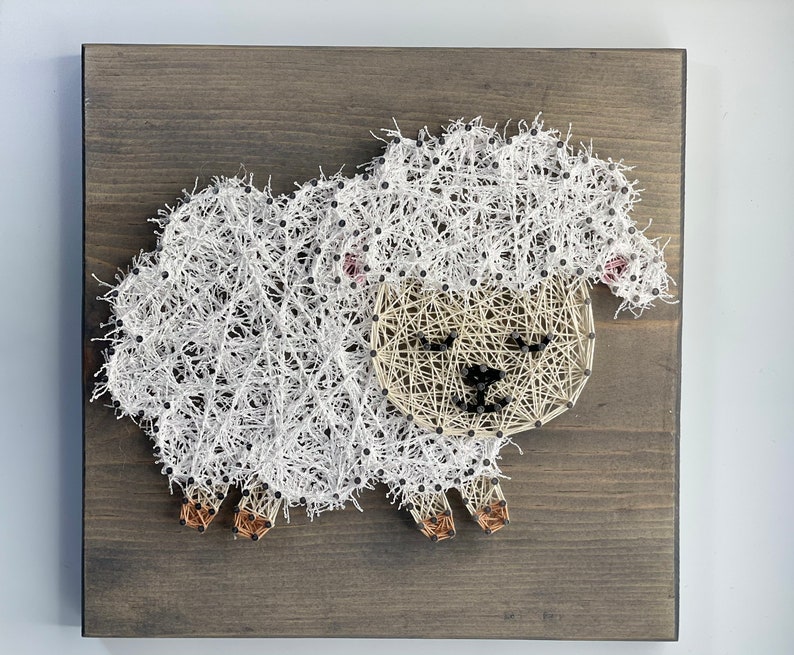 Farm Animal String Art // Horse Art // Pig Art // Sheep Art // Cow Art ...