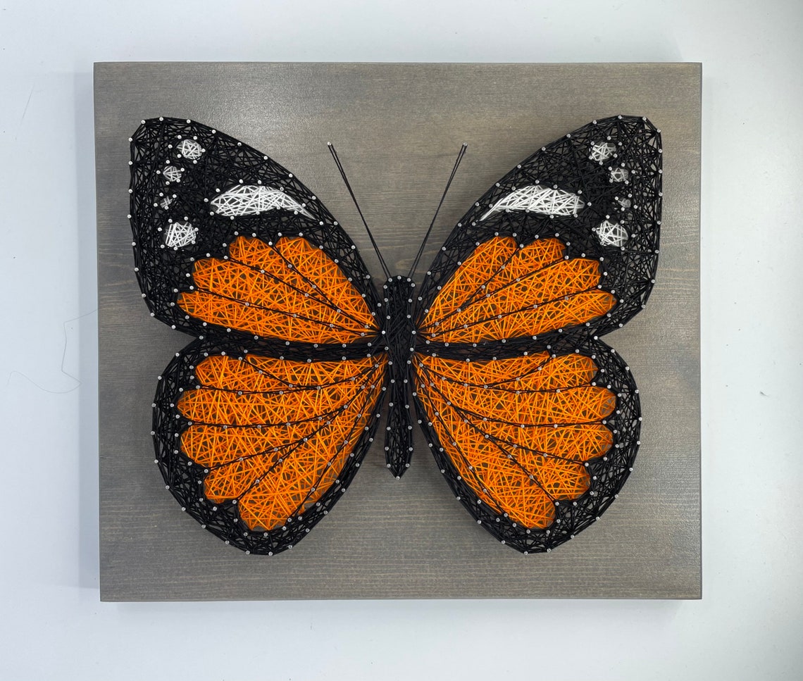 Monarch Butterfly String Art - Etsy