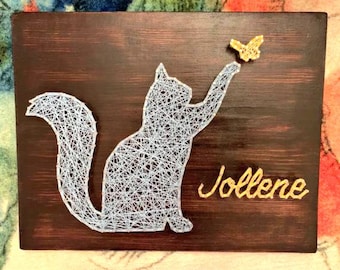 Cat String Art - Etsy