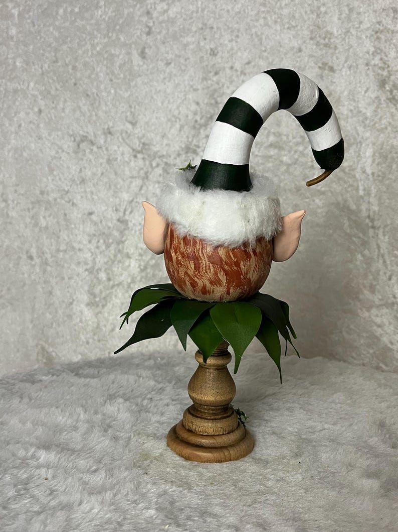 Elfie the Little Christmas Elf. He is Made Out of a Dried and Preserved ...