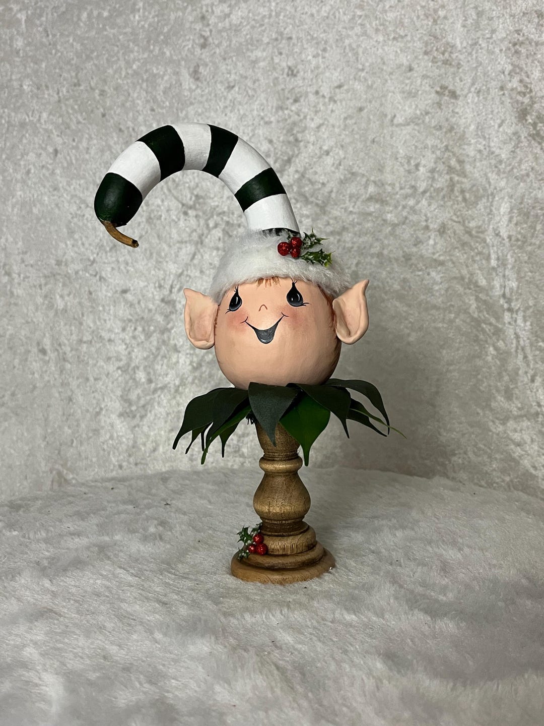 Elfie the Little Christmas Elf. He is Made Out of a Dried and Preserved ...
