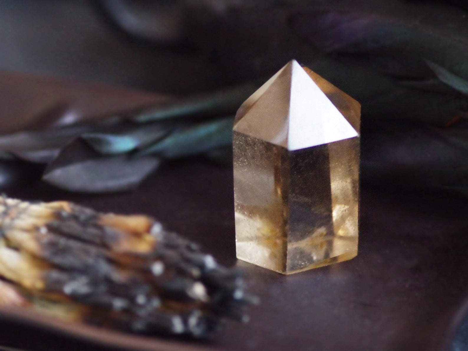 Raw Smoky Quartz Point Rare Beautiful Natural Crystal Quartz - Etsy