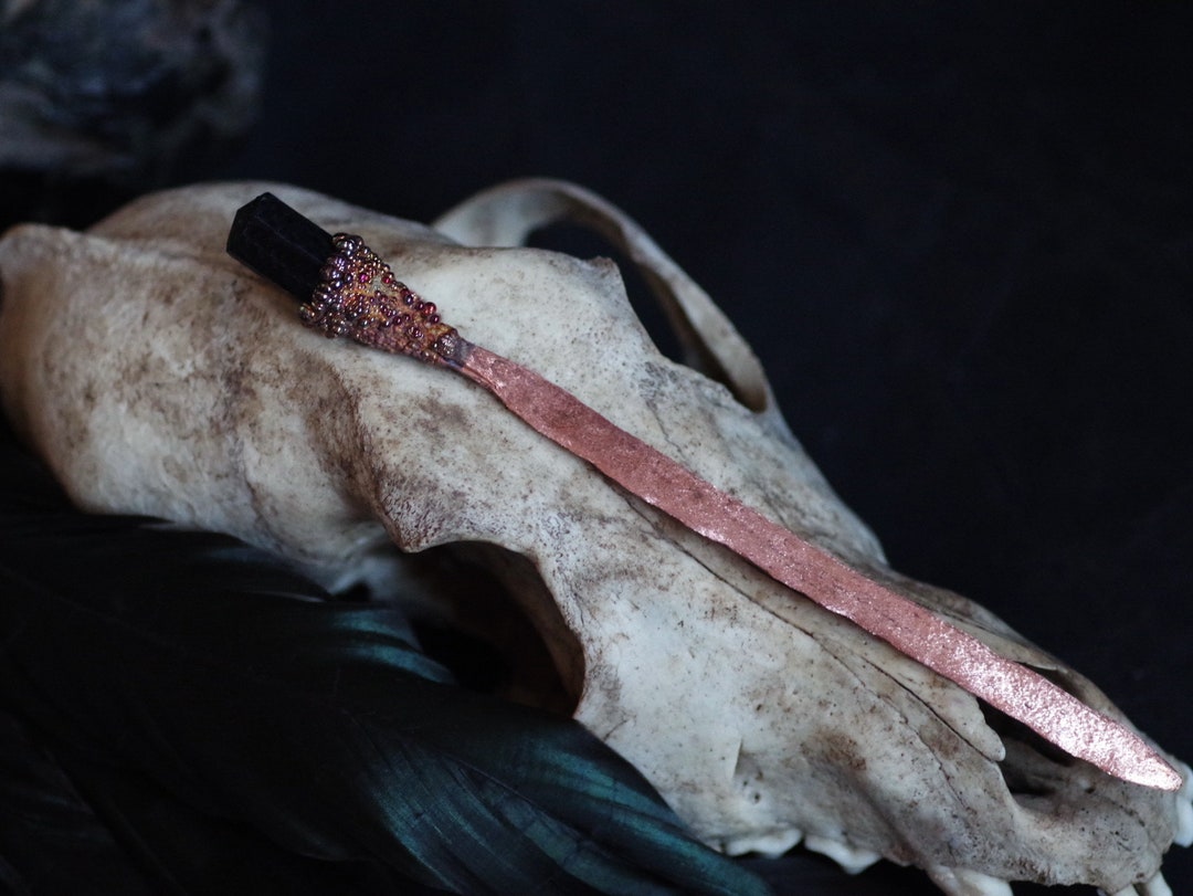 Athame Ritual Knife, Pagan Ceremonial, Wiccan Altar Tools, Copper ...