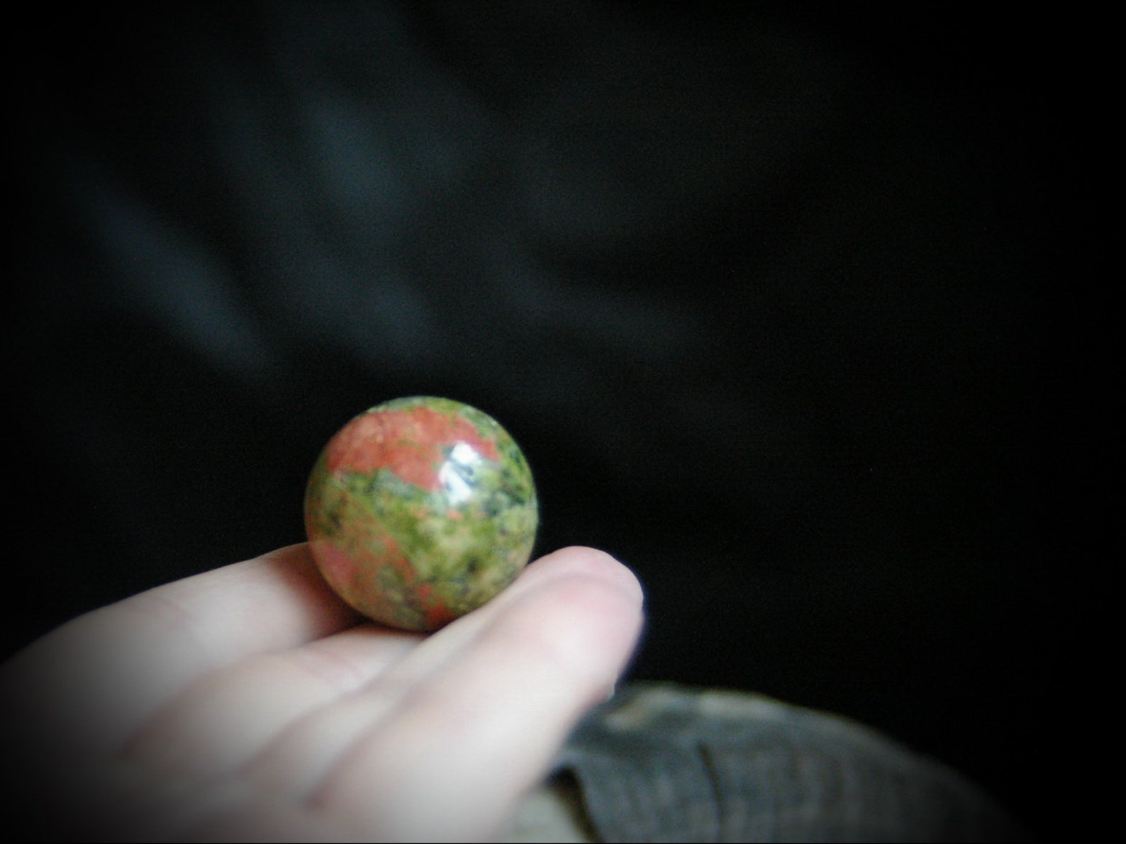 Mini Crystal Ball Unakite Sphere 20mm Polished Crystal - Etsy