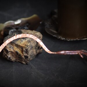 Copper Boline Ritual Sickle: Electroformed Bird Claw Handle, Pagan ...