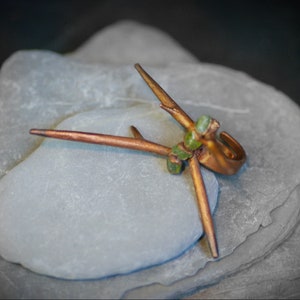 Honey Locust Thorn Ring, Chrysolite Ring, Peridot Huge Ring, Butterfly ...