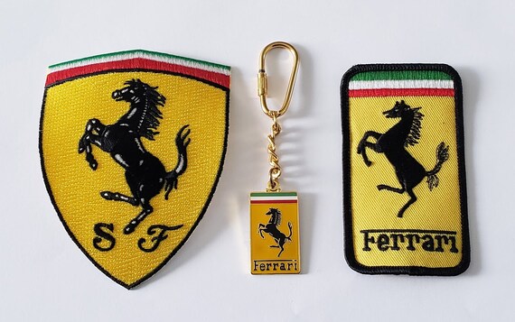Vintage Collectible Ferrari Iron-On Patch, Crest Patc… - Gem