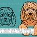 Apricot Doodle Dog Peeking and Head Line Art Bundle, Svg, Png, Ai, Pdf ...