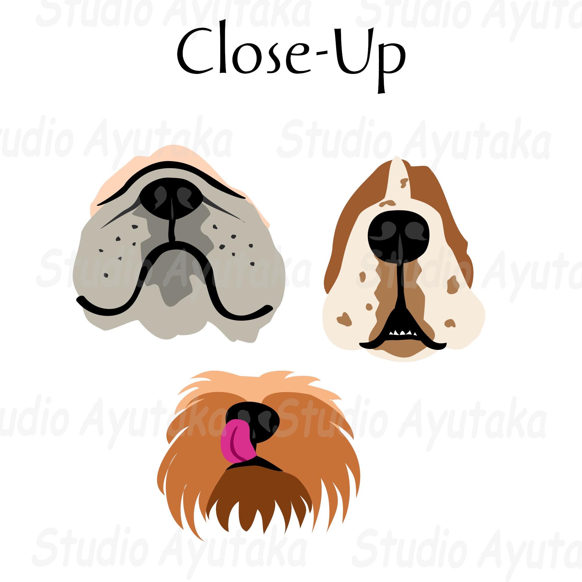 14 Dogs Nose Bundle, Svg, Png,illustration, Digital Drawing,handmade - Etsy