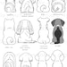 12 Dogs Back Line Art Bundle(1), Svg, Png, Handmade, Illustration ...