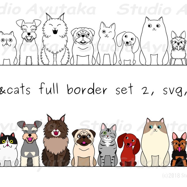 Wallpaper Borders for Dogs - Etsy
