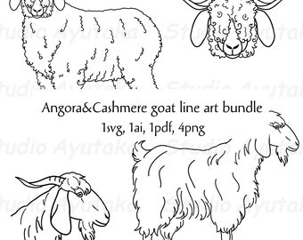 Angora Goat - Etsy