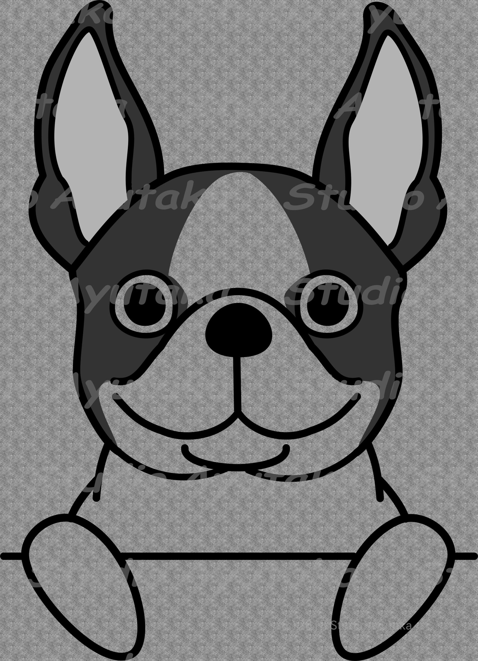 12 Dog Peeking Line Art Bundle2 Svg Ai Pdf Png - Etsy