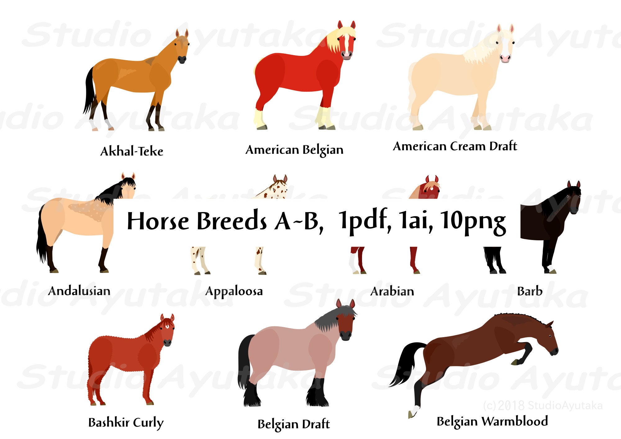 Draft Horse Breed Chart