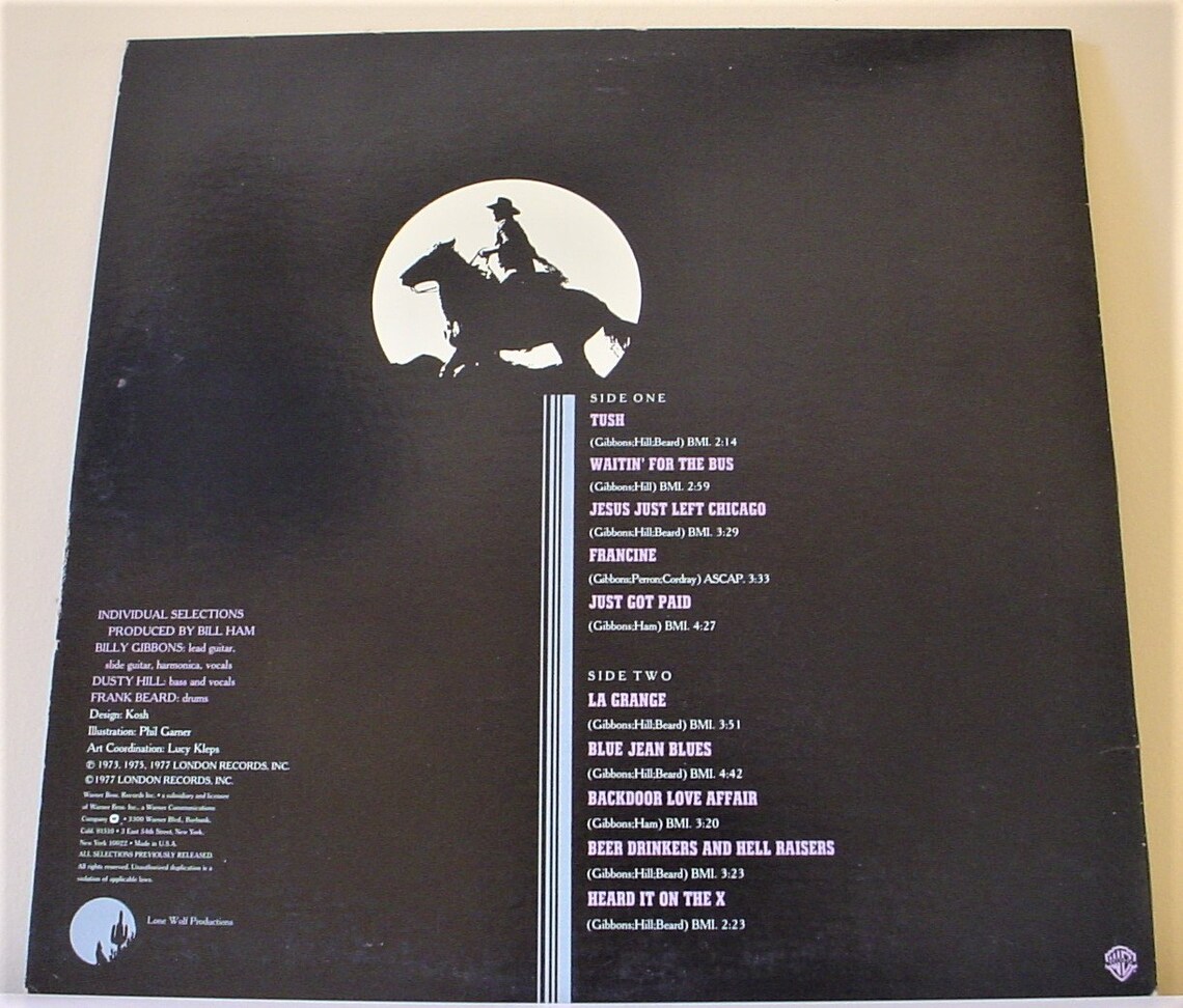 ZZ Top the Best Of..., 12 Vinyl Lp Record Original 1977 Issue, VG, Warner Bros. BSK 3273 - Etsy