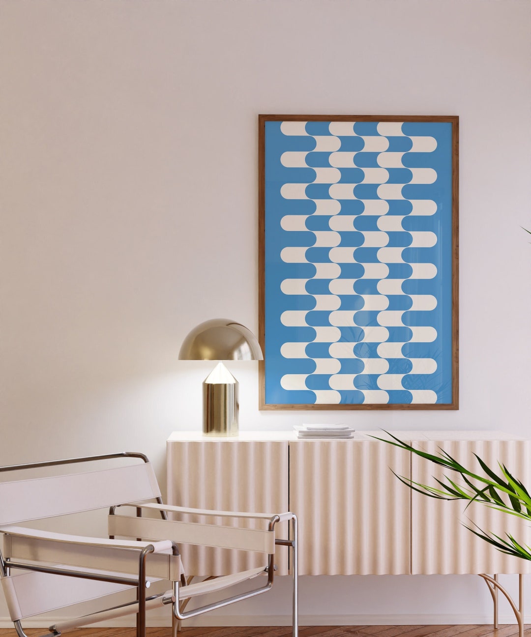 Mid-century Modern Printable Wall Art Poster - 70s Geometric Print ...