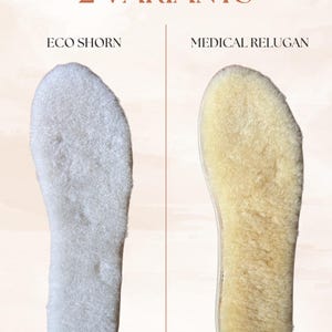 Sheepskin Insoles, Padded Insoles for Shoes, Natural Fur Shoe Inserts ...