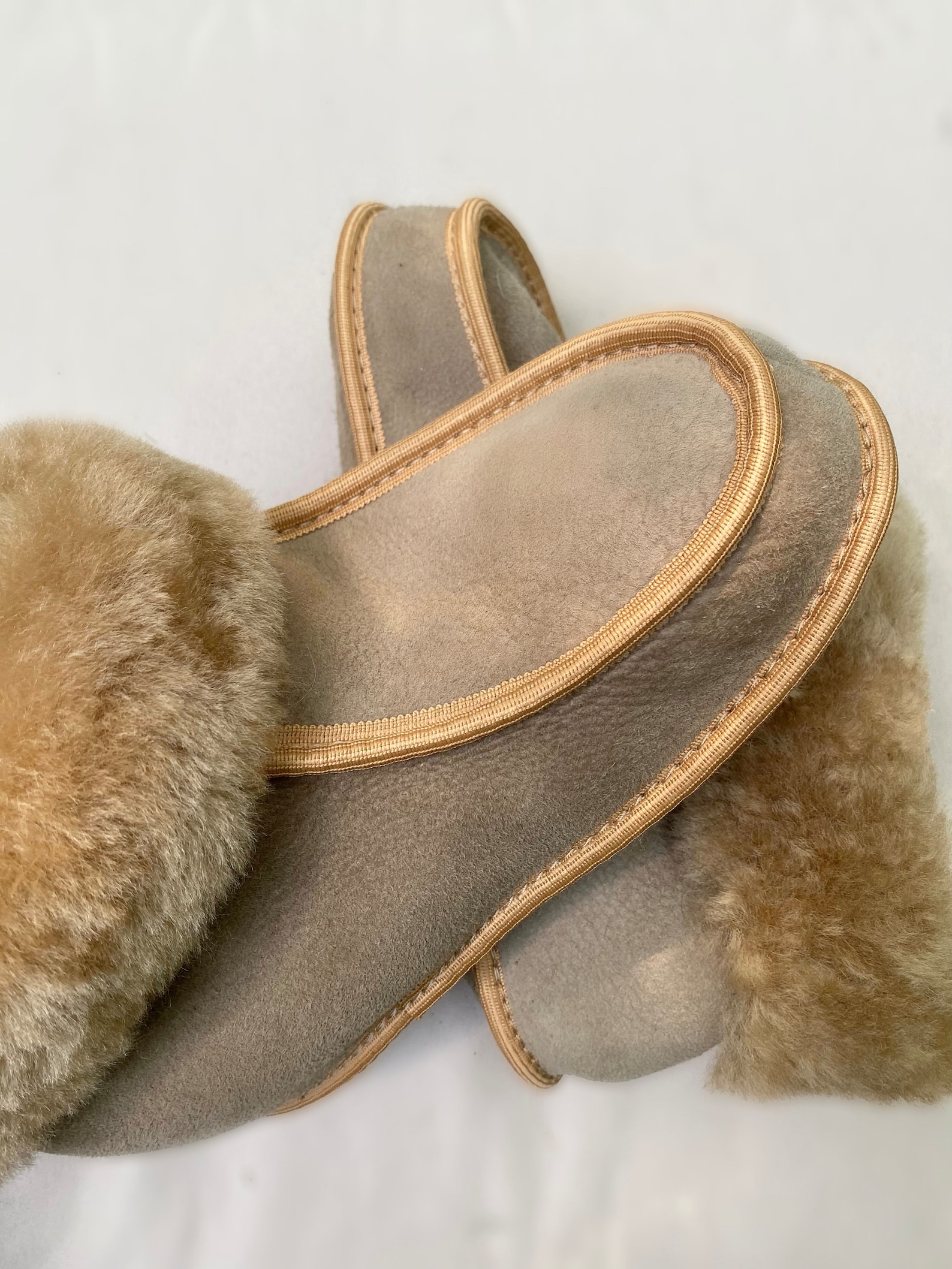 Women's Sheepskin Slippers | Genuine Sheepskin Slippers | Handmade ...