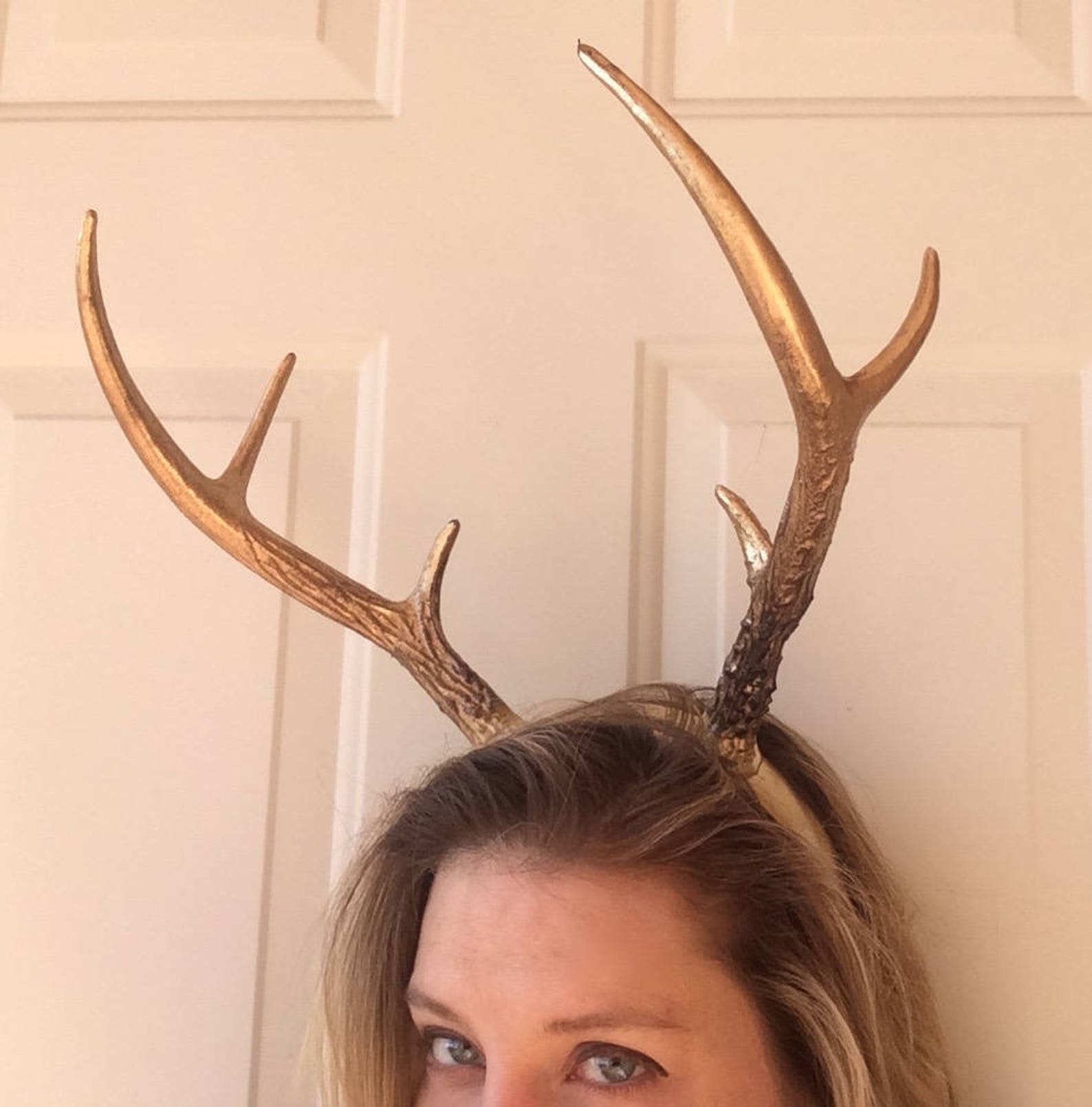 Adult Deer Costume Antler Headband Realistic Reindeer Etsy
