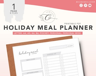 RECIPE REVIEW SHEET Printable Weekly Meal Planner, Meal Planner ...