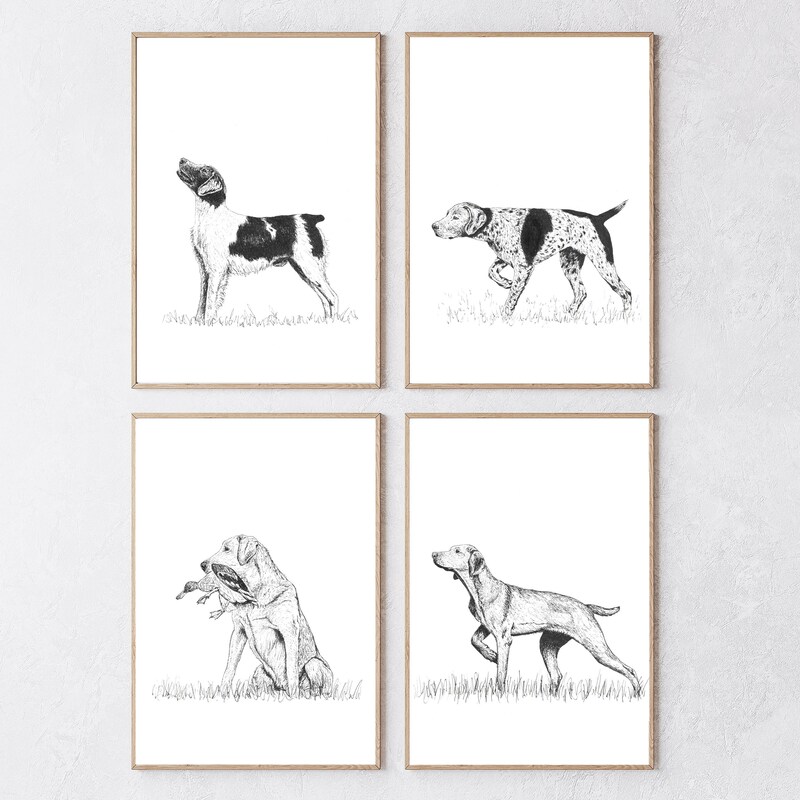 Sporting Dog Art - Etsy