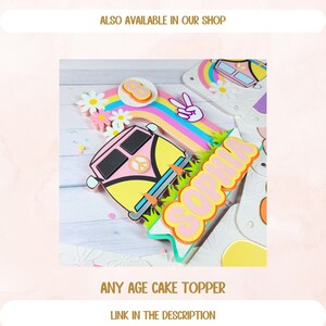 Groovy Happy Birthday Banner, Groovy Birthday Decor, Retro Banner ...