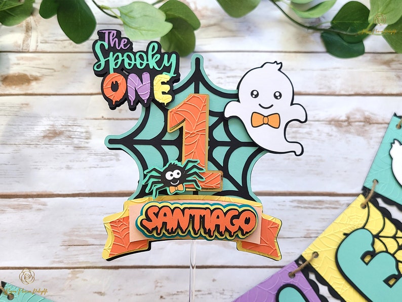 The Spooky One Cake Topper First Halloween Boy Cake Topper - Etsy