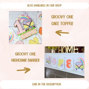 Groovy Happy Birthday Banner, Groovy Birthday Decor, Retro Banner ...