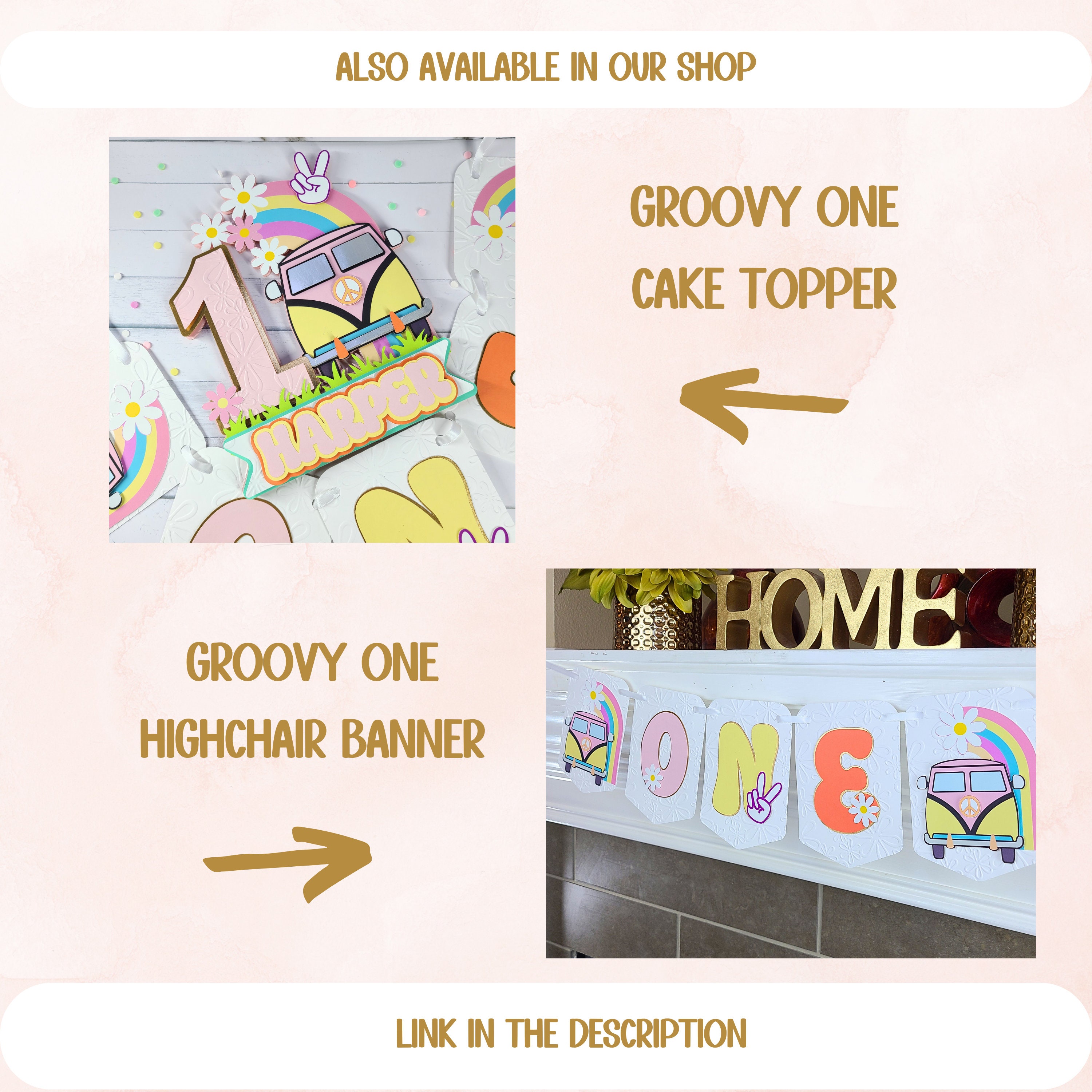 Groovy Happy Birthday Banner, Groovy Birthday Decor, Retro Banner ...