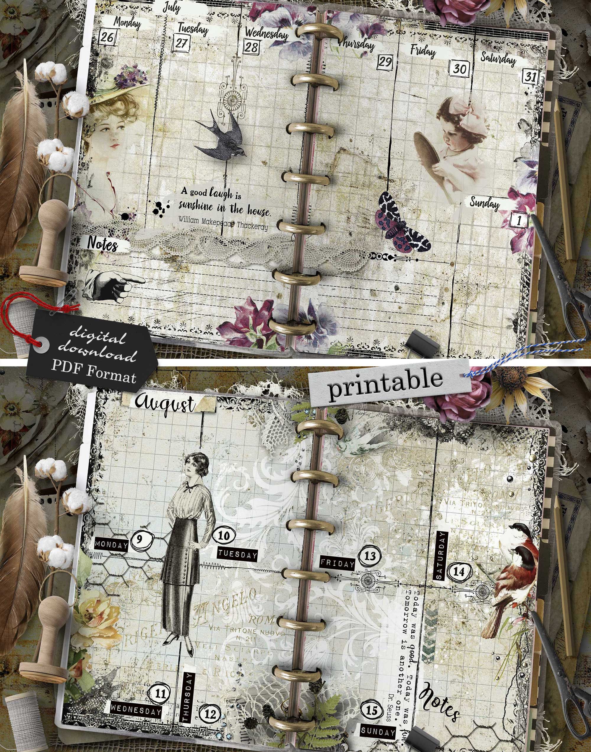 2026 Happy Planner Mini Refill Pages Printable, Set No. 1 - Etsy