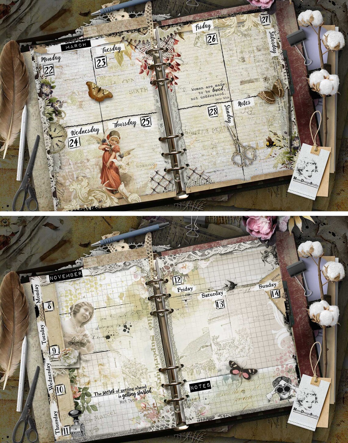 2023 Weekly Planner Refill Franklin Covey Classic Size Set Etsy