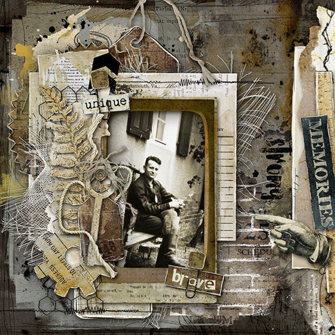 Digital Papers, Masculine Scrapbook Papers, Printable Papers, Men ...