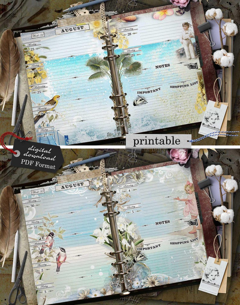 2026 Weekly Planner Refill – Half Letter 5.5x8.5 | Printable PDF ...