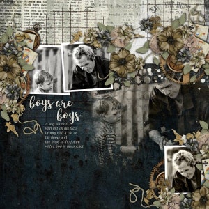 Digital Papers, Masculine Scrapbook Papers, Printable Papers, Men ...