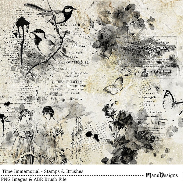 Digital Stamps - Etsy