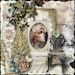 Vintage Style Digital Scrapbook Kit, Digital Papers, Shabby Papers ...