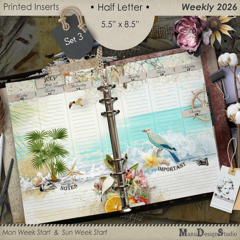 5.5 X 8.5 Daily Planner - Etsy UK