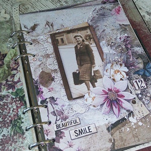 Bundle of 5 Vintage Digital Scrapbook Graphics Bundle, Printable ...