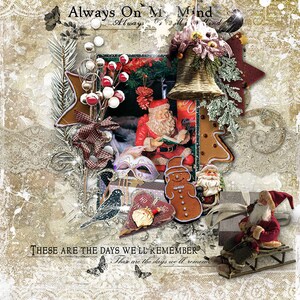 Digital Scrapbooking Kit, Christmas, Scrapbook Kit, Christmas Season ...