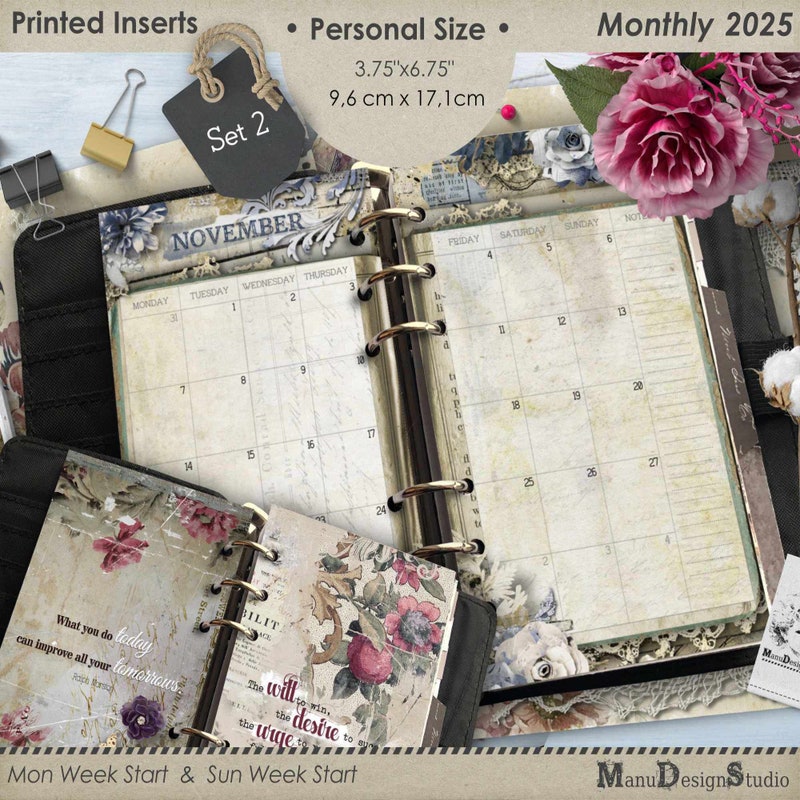 Ring Binder Diary 2025 - Etsy UK