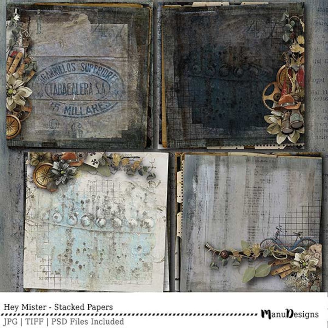 Premade Scrapbook Layouts, Digital Scrapbook Pages, Genealogy Scrapbook ...