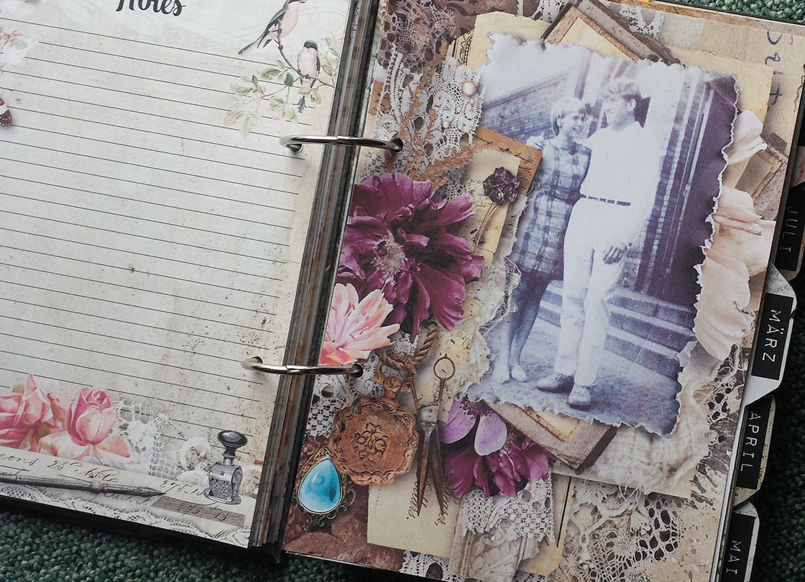 Digital Scrapbook Clusters Vintage Digital Frame Clusters - Etsy