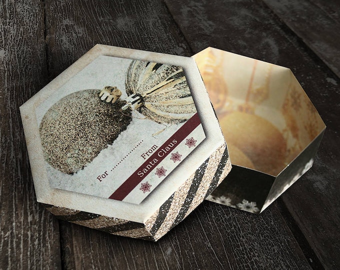 Papercraft Gift Box Template - Etsy Canada