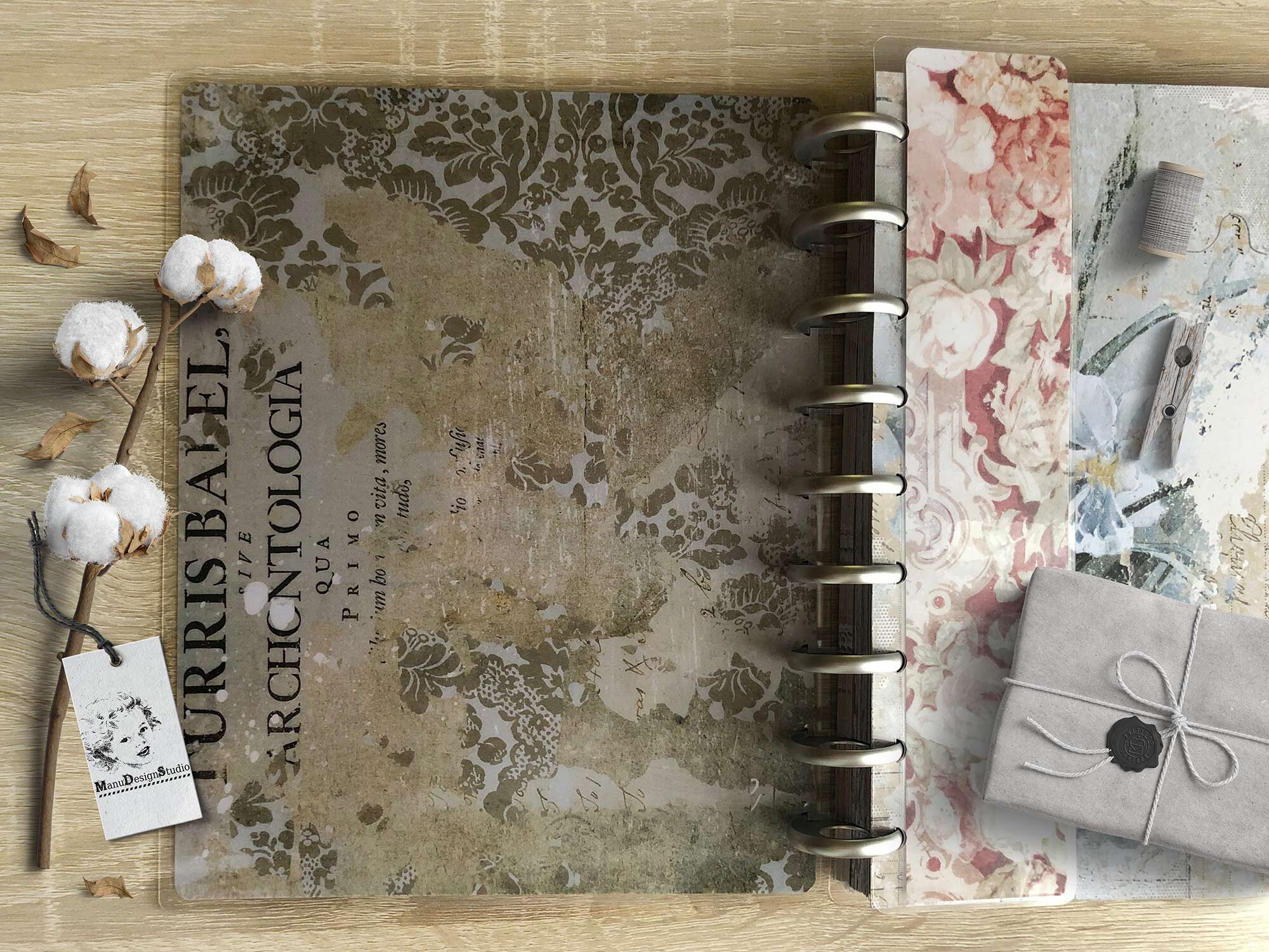 Happy Planner Classic Cover Discbound Planner Cover Vintage - Etsy