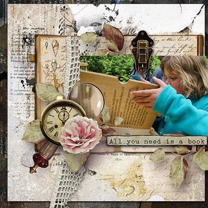 Digital Paper Pack, Scrapbook Paper, Printable Paper, Shabby Digital ...