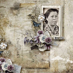 Vintage Scrapbook Digital Paper Pack, Printable Papers, Scrapbook ...