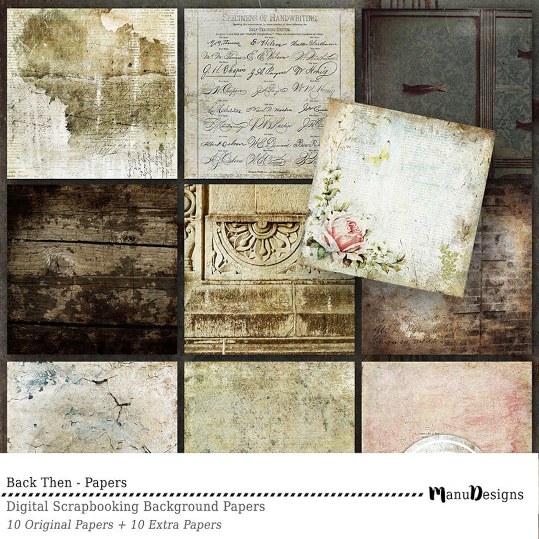 Digital Paper Pack, Digital Papers, Scrapbook Papers, Printable Papers ...