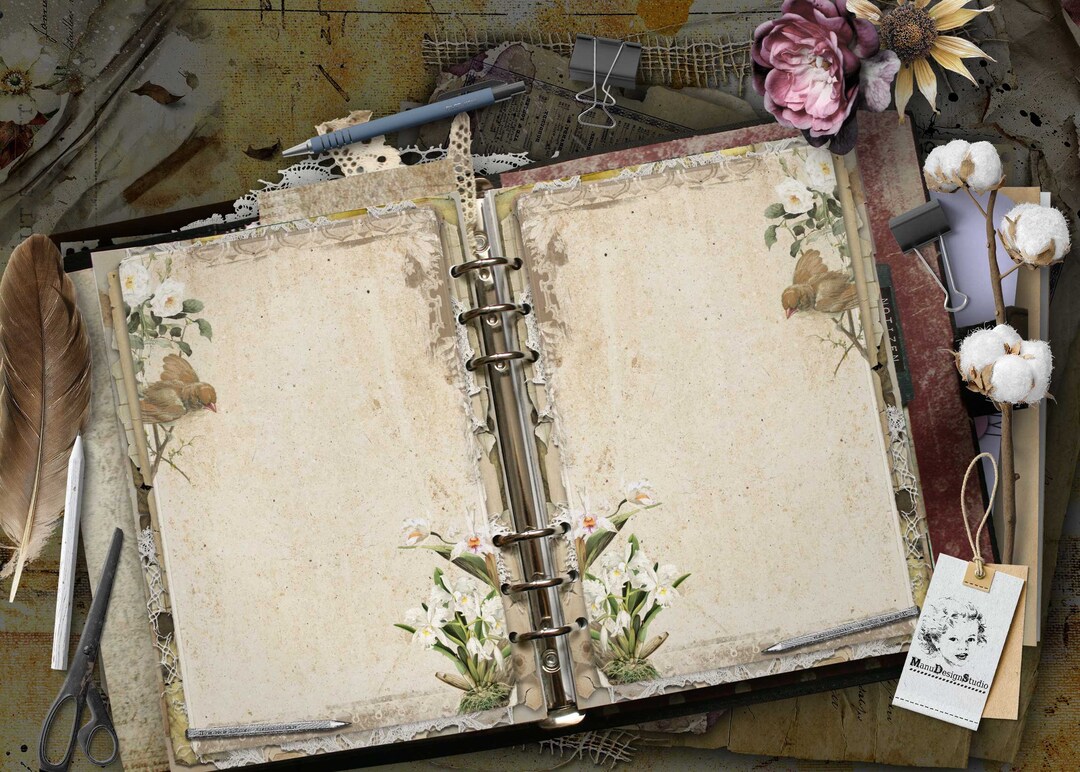 Vintage Style Notes Page, Planner Inserts A5 A6 Personal Size - Etsy