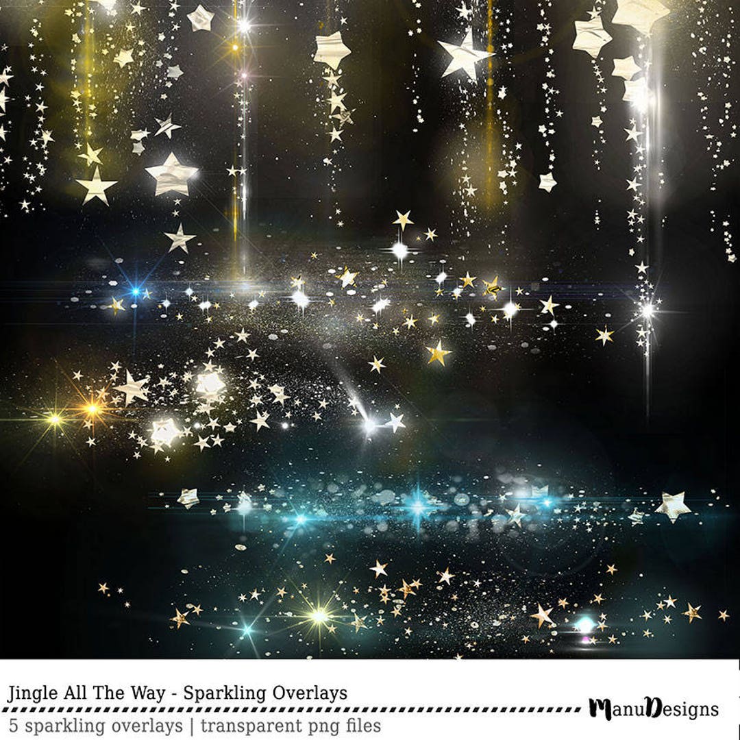 Shining and Sparkling Christmas Light Overlays, Glowing and Shiny ...